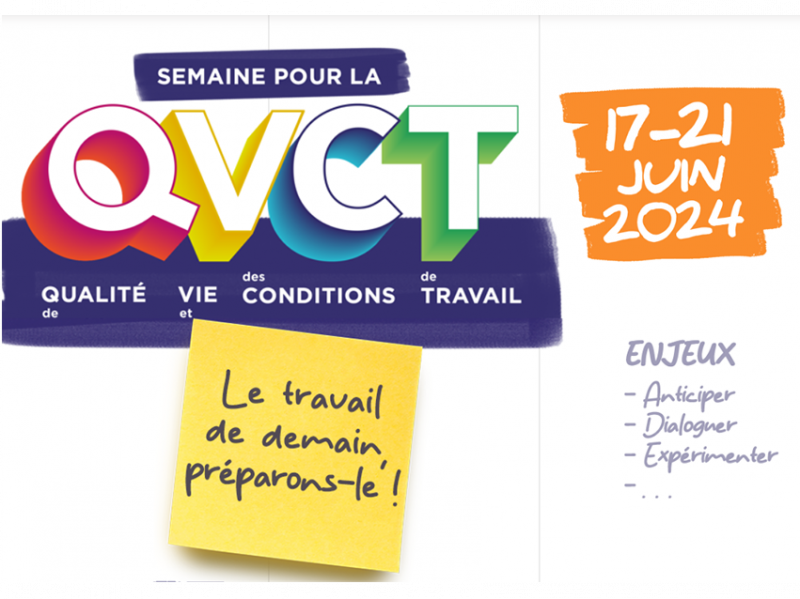 La Semaine pour la qualité de vie et des conditions de travail s'intéresse au travail de demain ...