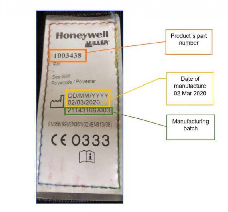 Harnais et ceintures anti-chutes : Honeywell alerte sur un problème de ...