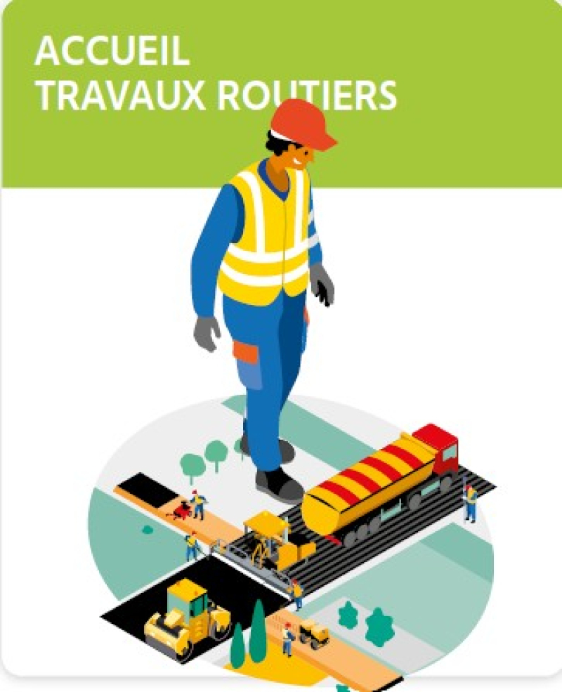 Accueil sur un chantier de travaux routiers - Mémo | Prévention BTP
